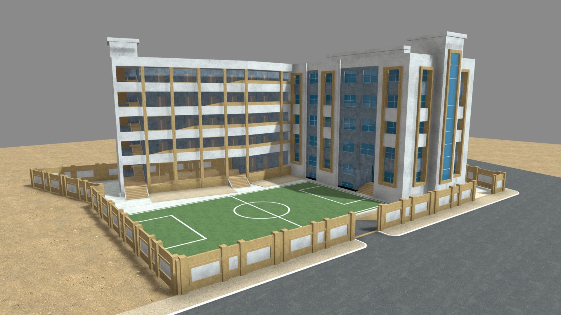 0206 - School Architecture Project - 2D/3D - deep3dsea