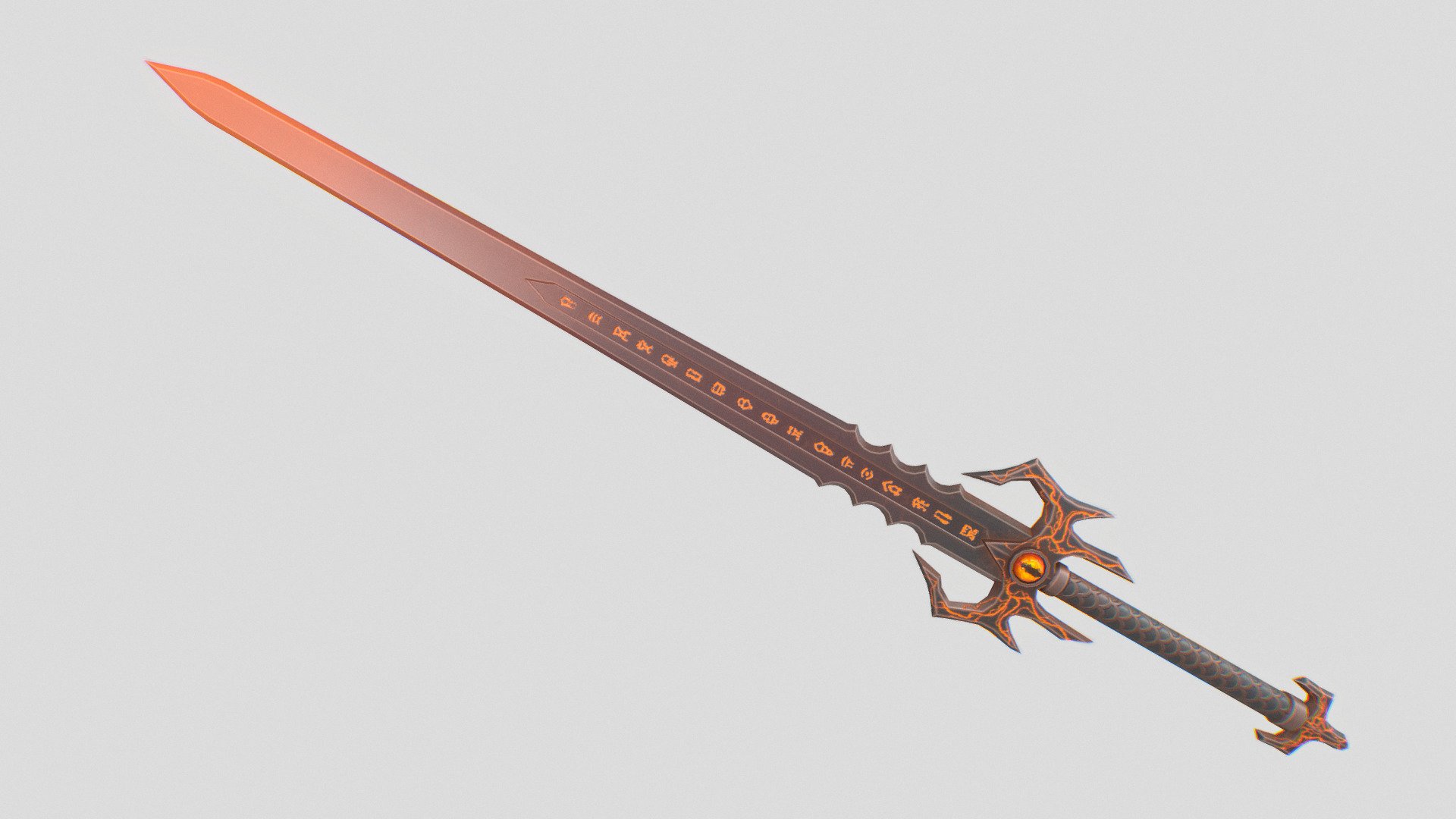 Download Ember Sword 3D Model | Deep3DSea