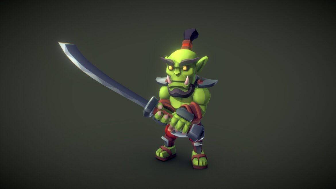 Orc Warrior - Proto Series - deep3dsea