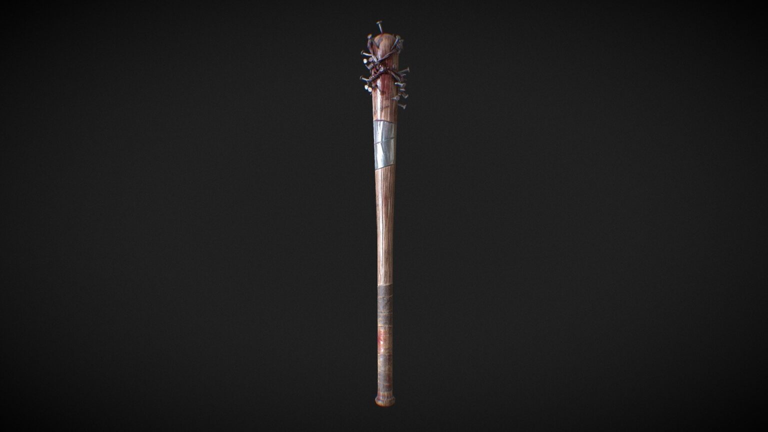 Post apocalyptic Baseball bat - Melee weapon - deep3dsea