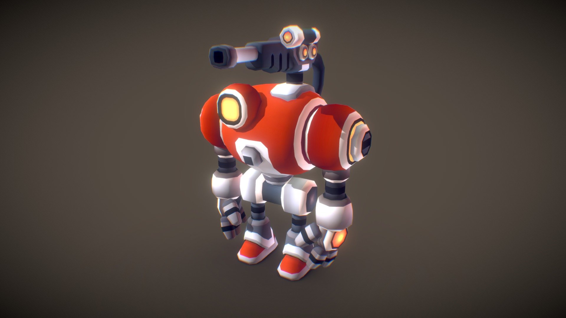 Shoulder Sniper Robot - Preview - deep3dsea