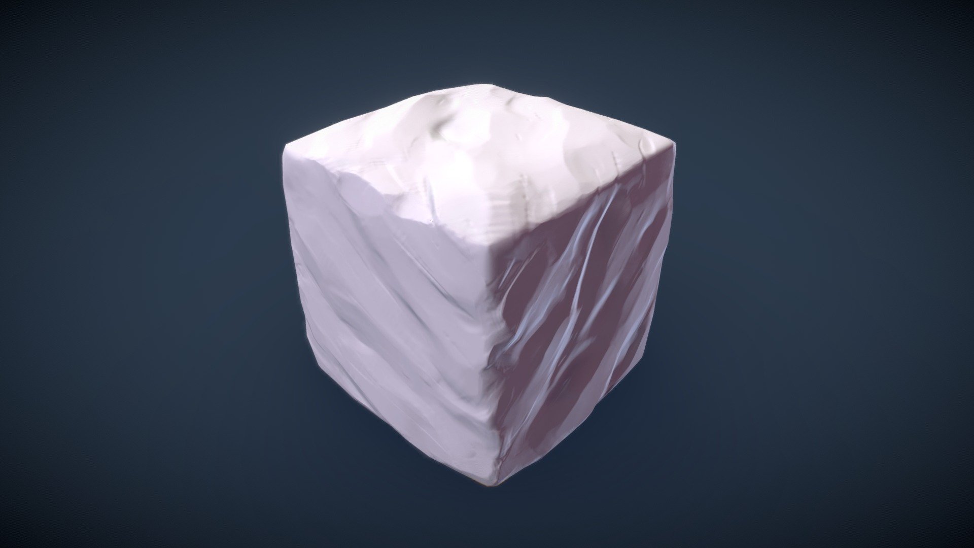 Snow Cube - PBR Hand Painted Series - deep3dsea