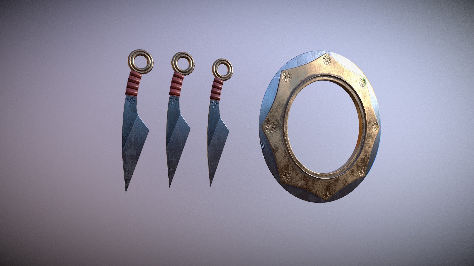 Throwing Weapons Set - deep3dsea