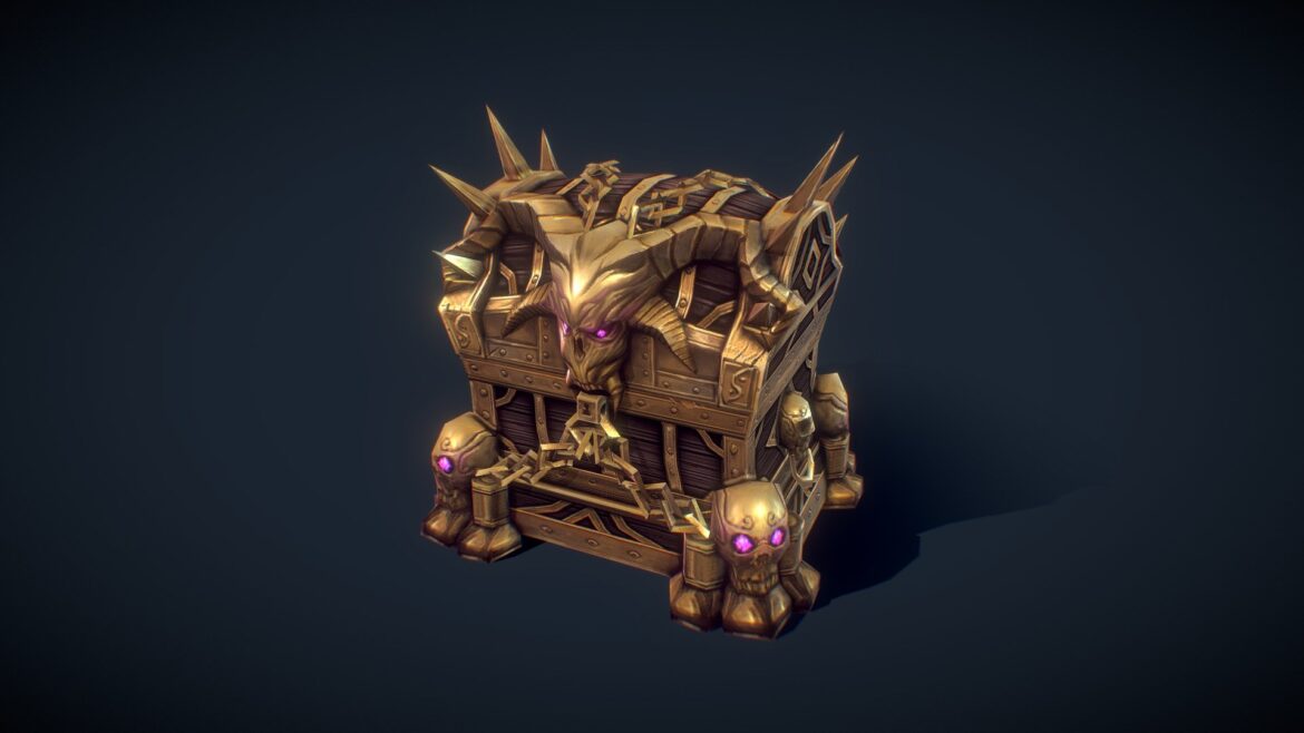 Treasure Chests - Hand Painted Series - deep3dsea