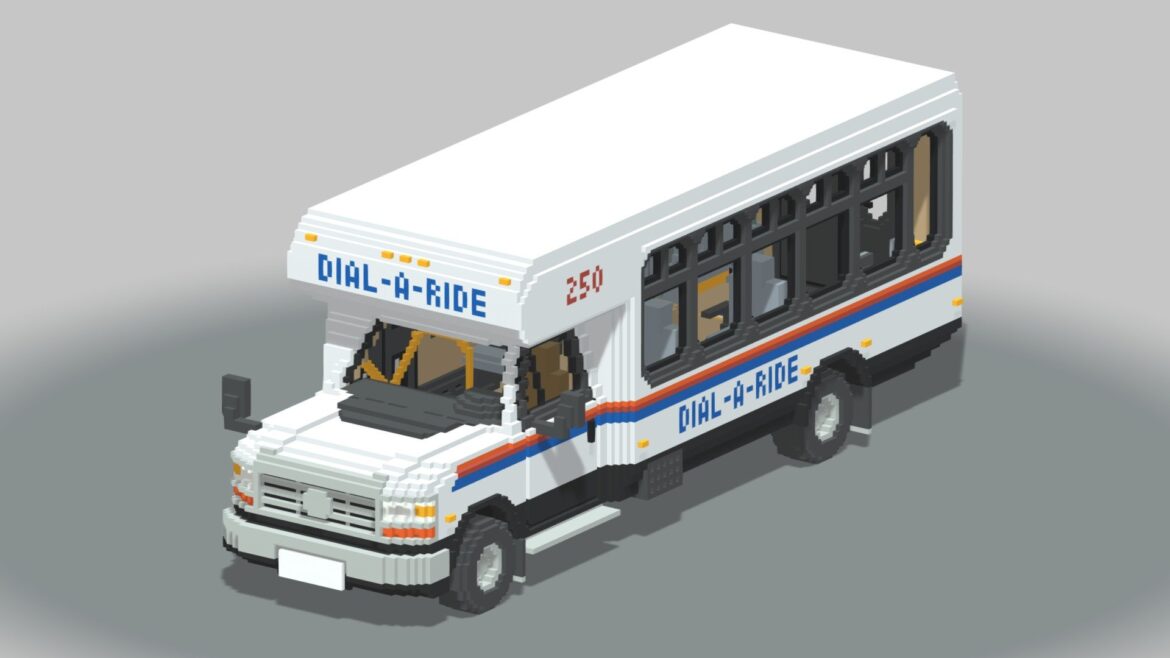 Voxel Dial-A-Ride Van - deep3dsea