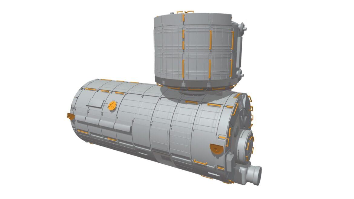 3D Japanese Experiment Module (JEM) Kibo - deep3dsea