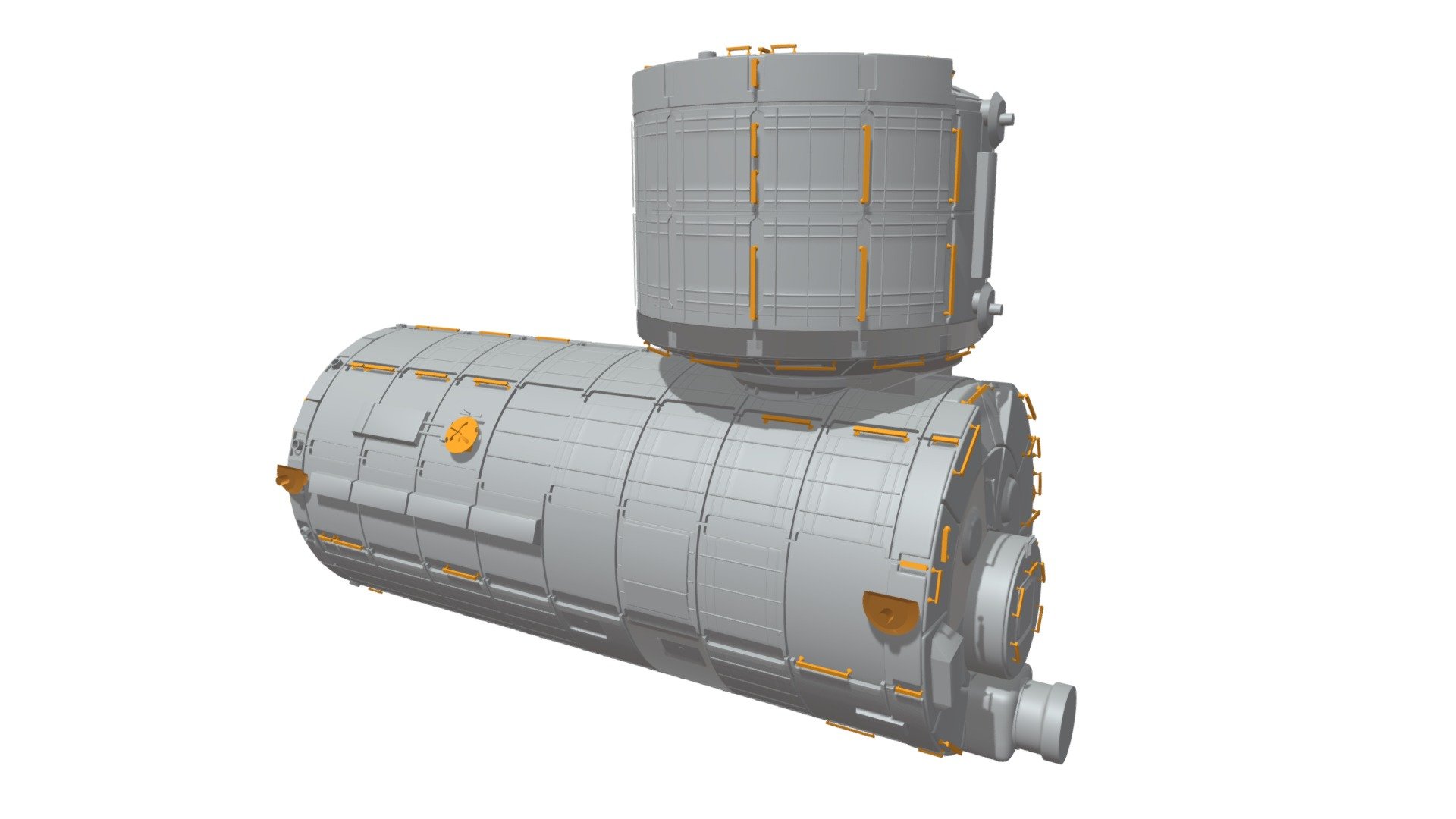 3D Japanese Experiment Module (JEM) Kibo - deep3dsea