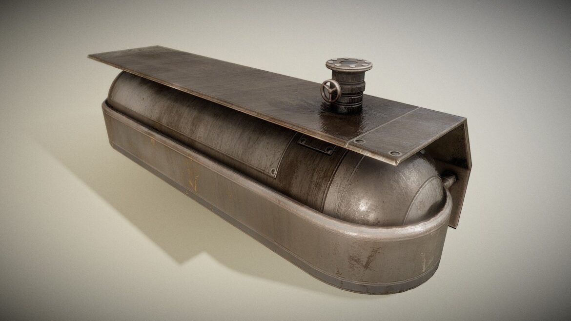 Download Fuel Tank Old Version 3D Model | Deep3DSea