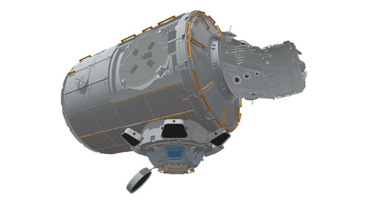 Harmony ISS Module 3D Model - deep3dsea