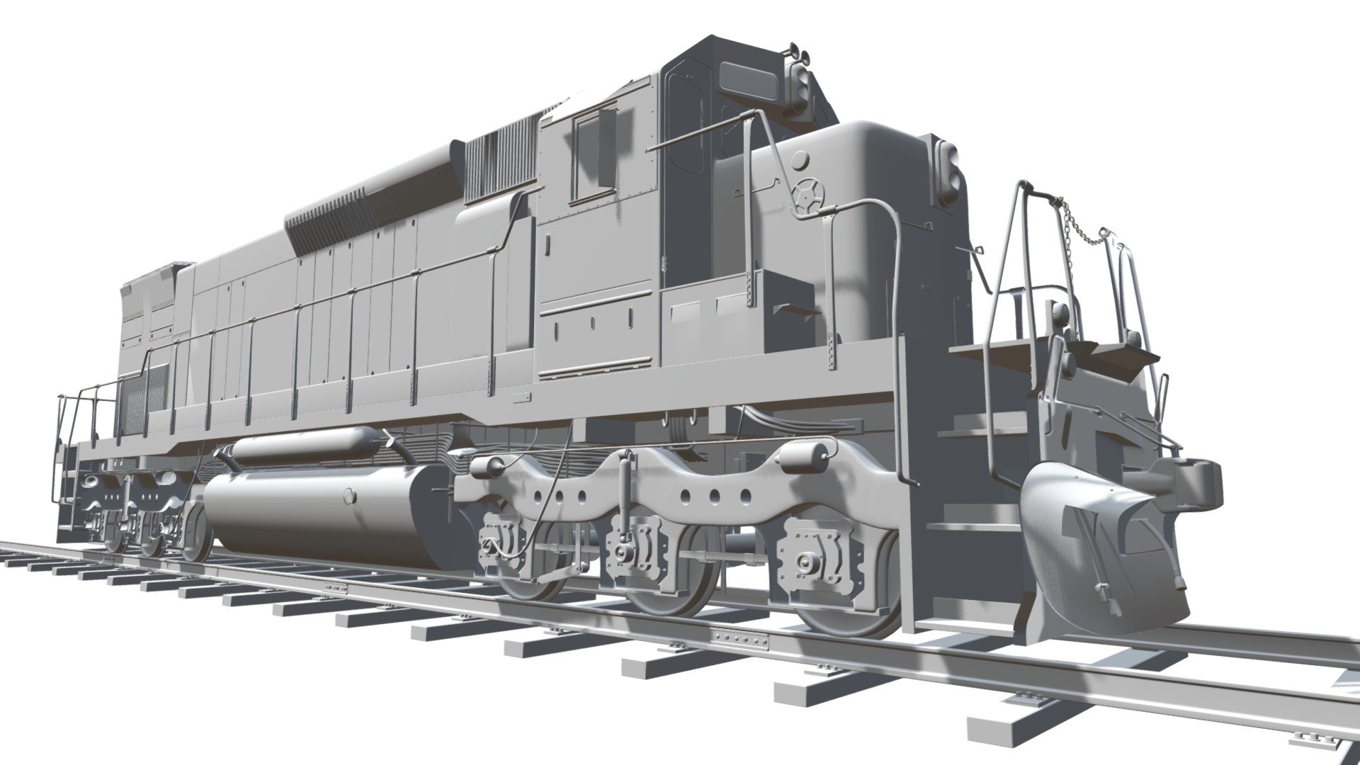 Train Locomotive - deep3dsea