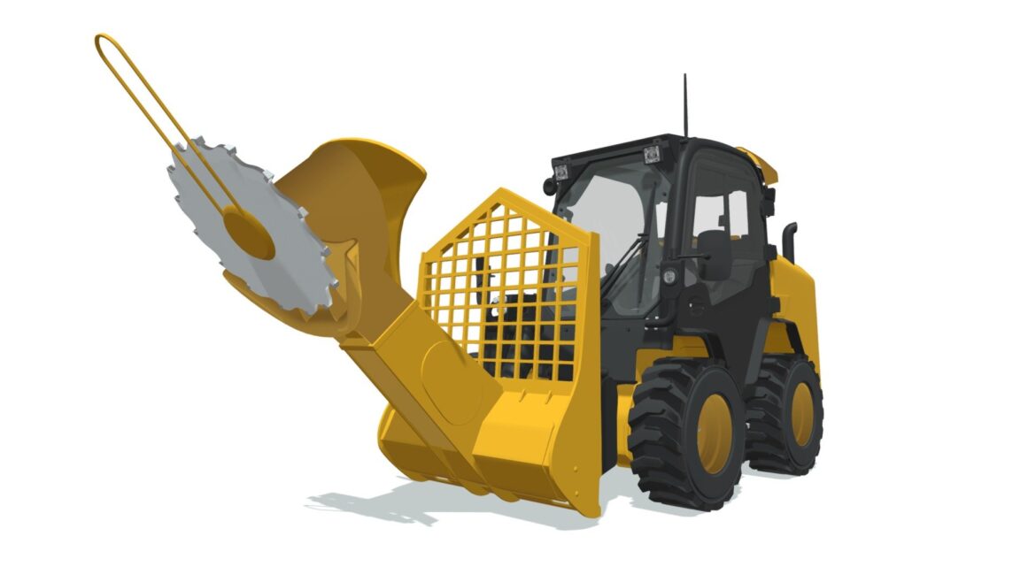 Skid Steer Loader Tree Cutter - deep3dsea