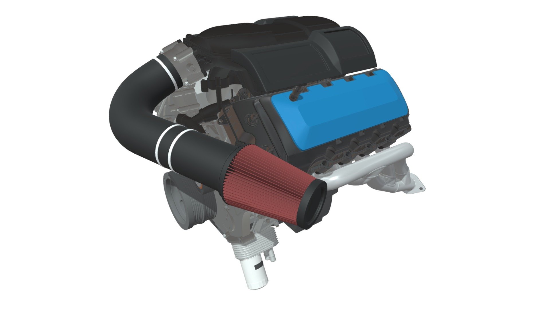 Duramax Diesel V8 Turbo Engine - deep3dsea