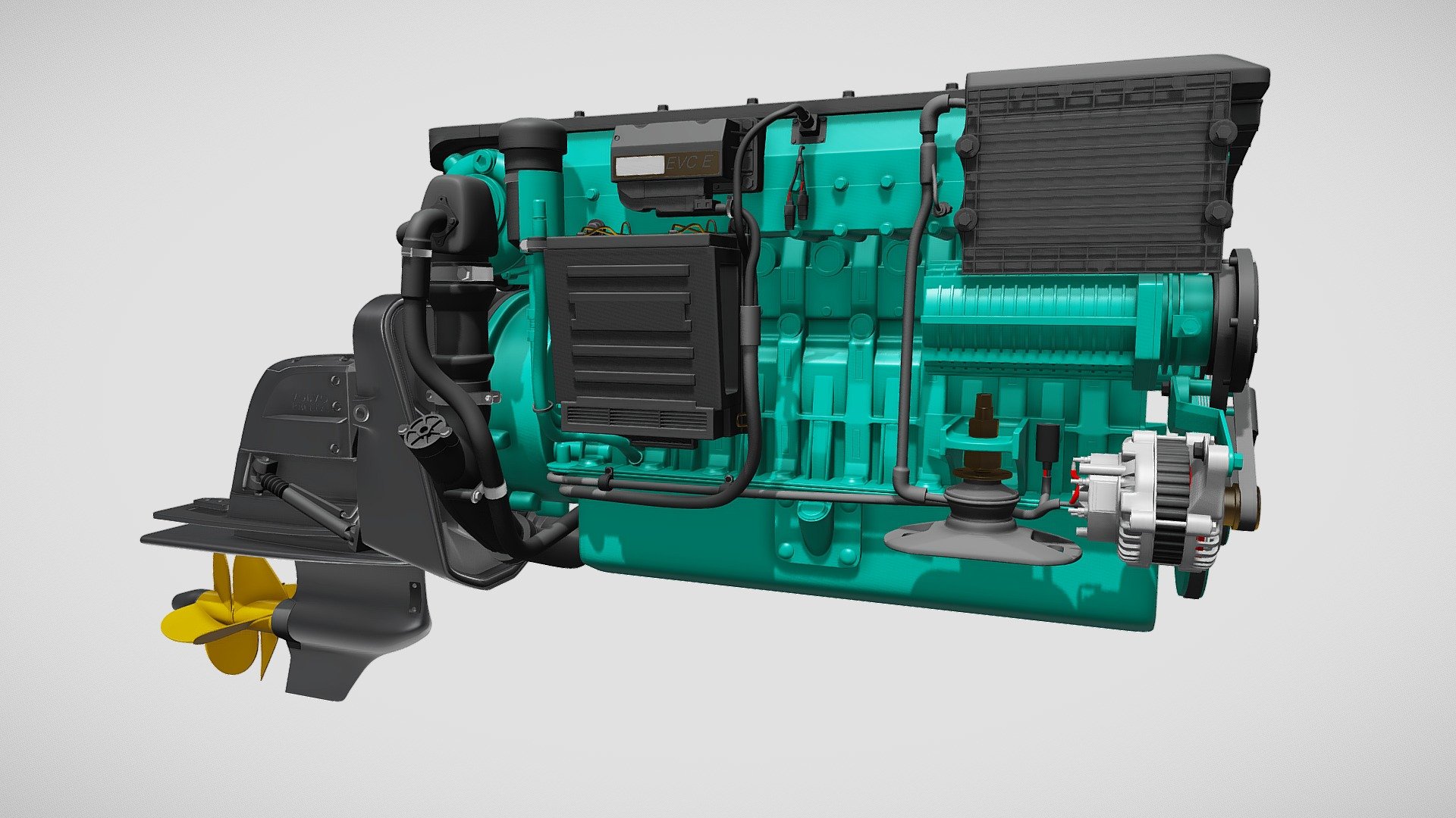 Volvo Penta Marine Engine - deep3dsea