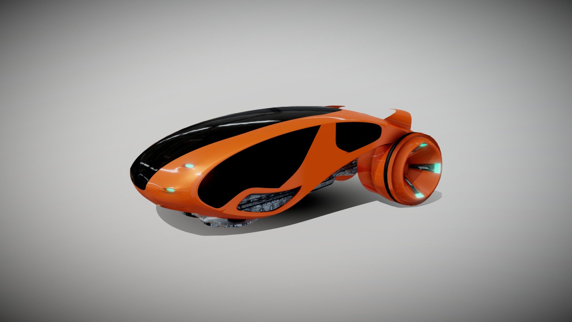 Download Cyber Coupe 3D Model | deep3dsea