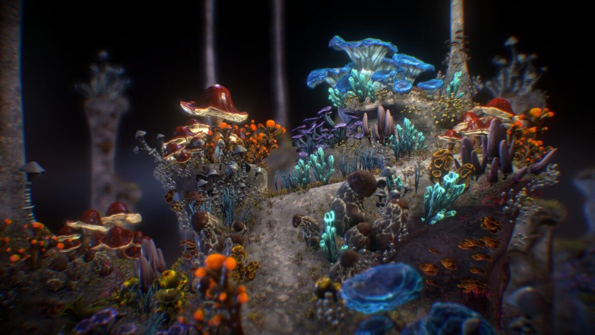 Fantasy cave plants preview - deep3dsea
