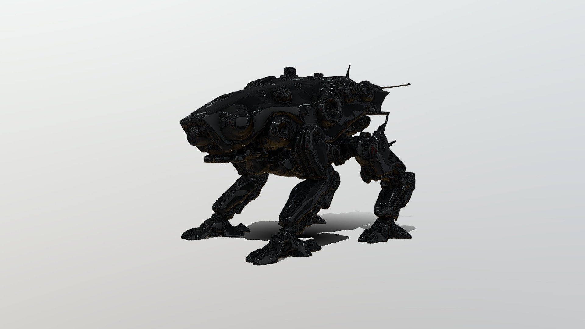 Download Mecha Guardian 3D Model | Deep3DSea
