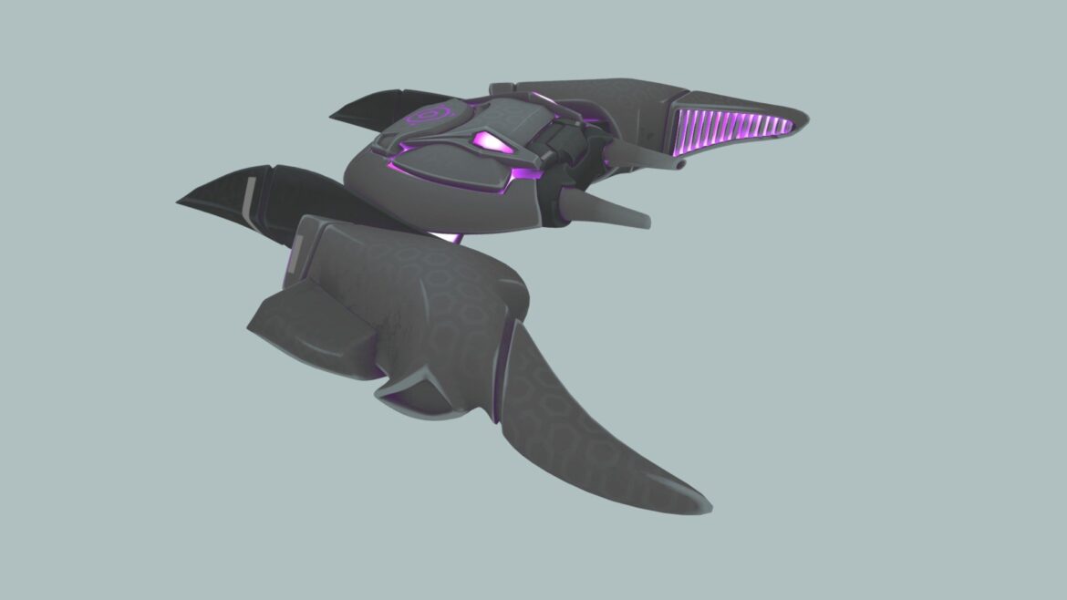 Download Living Metal Fighter 3D Model | Deep3DSea