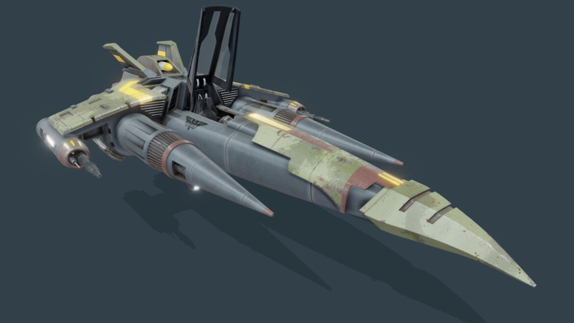Download Rapier Class Fighter 3D Model | Deep3DSea