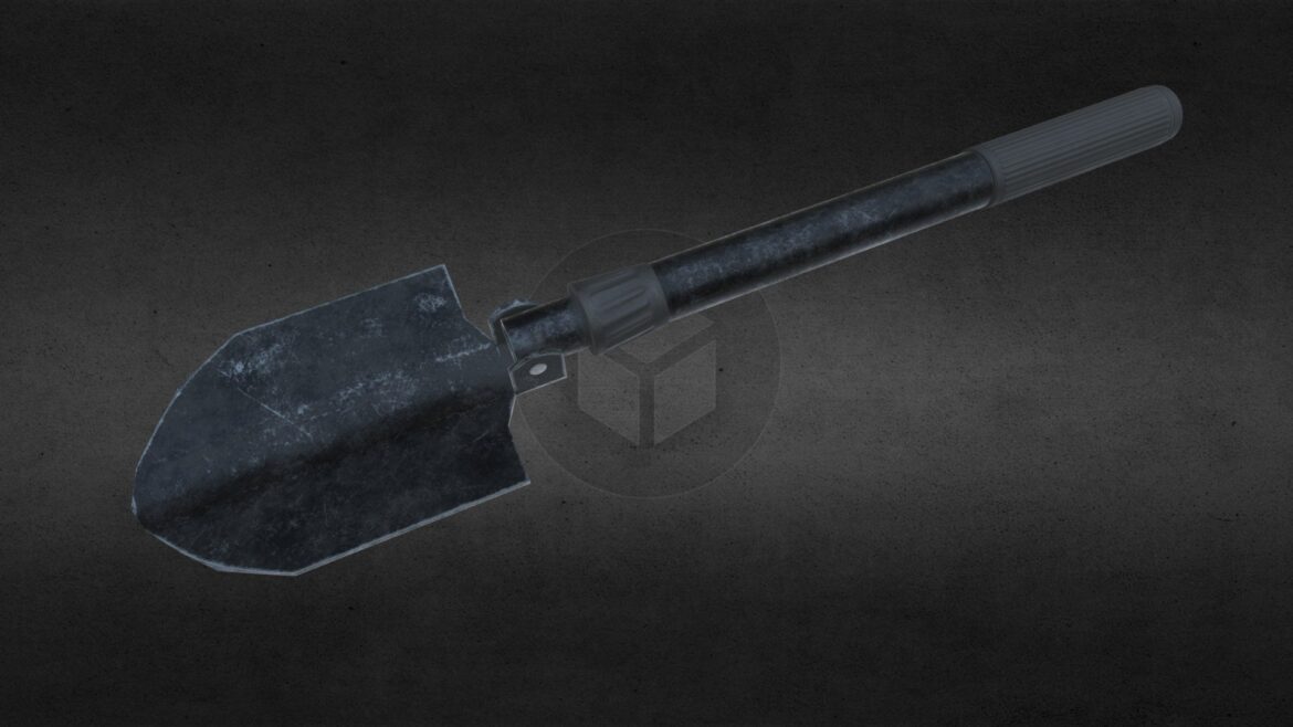 Download Realistic Sapper Spade 3D Model | Deep3DSea