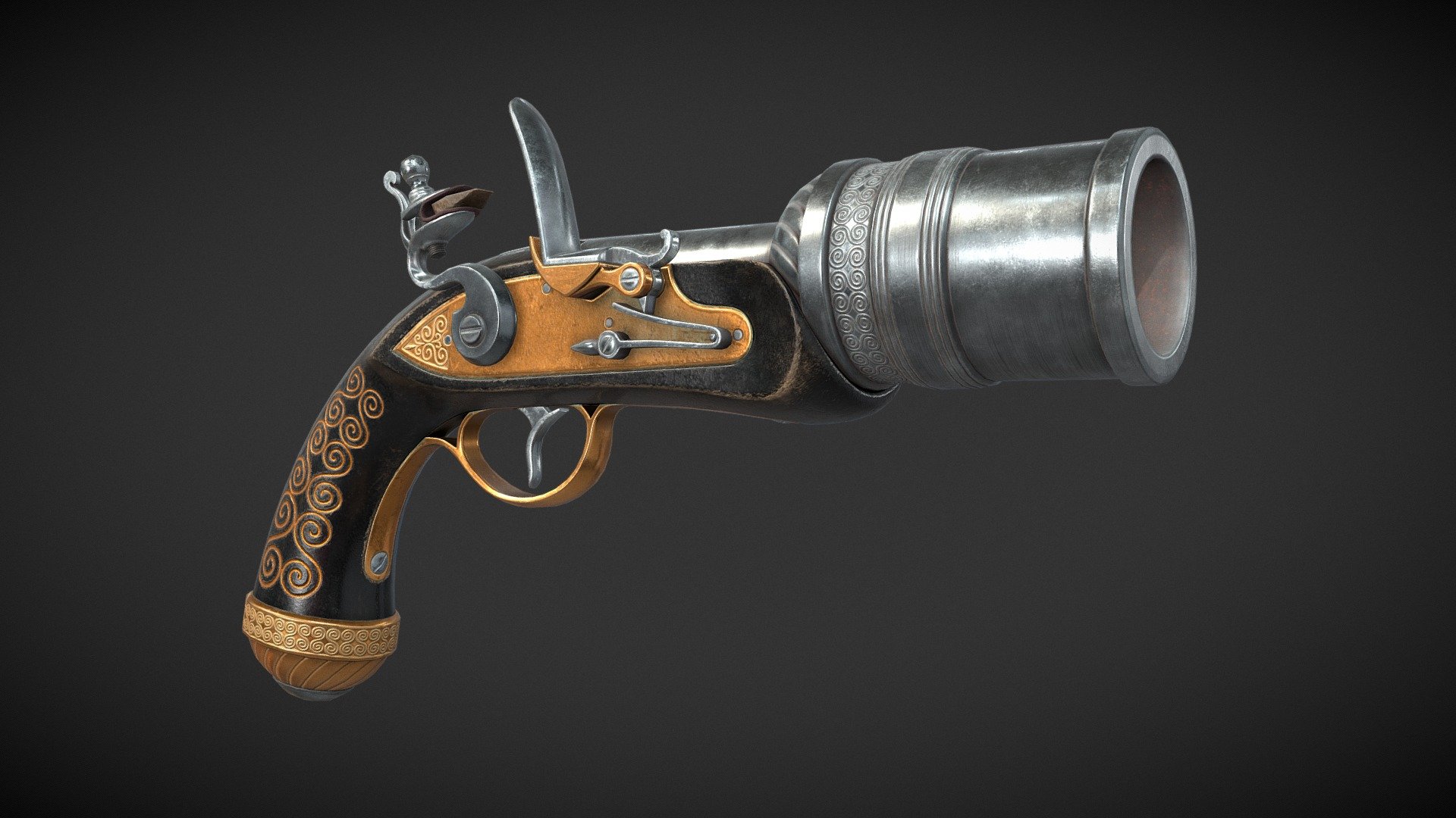 100-Weapons 3d Models Collection - deep3dsea