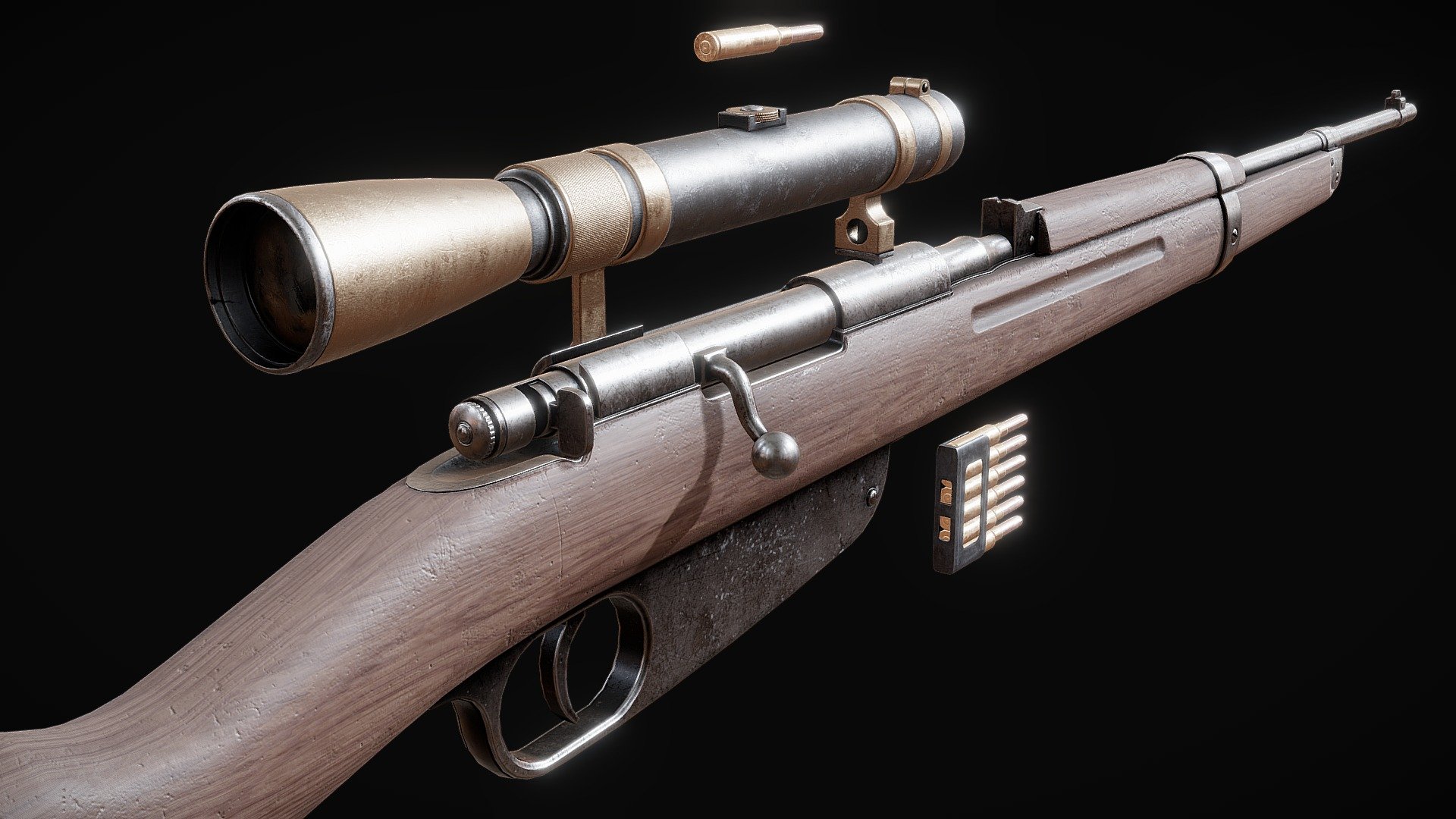 100-Weapons 3d Models Collection - deep3dsea