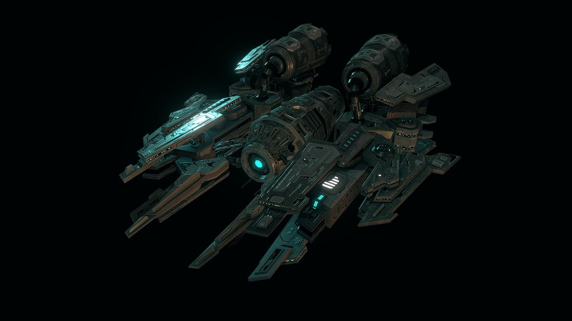 100-Spaceship 3d Models Collection - deep3dsea