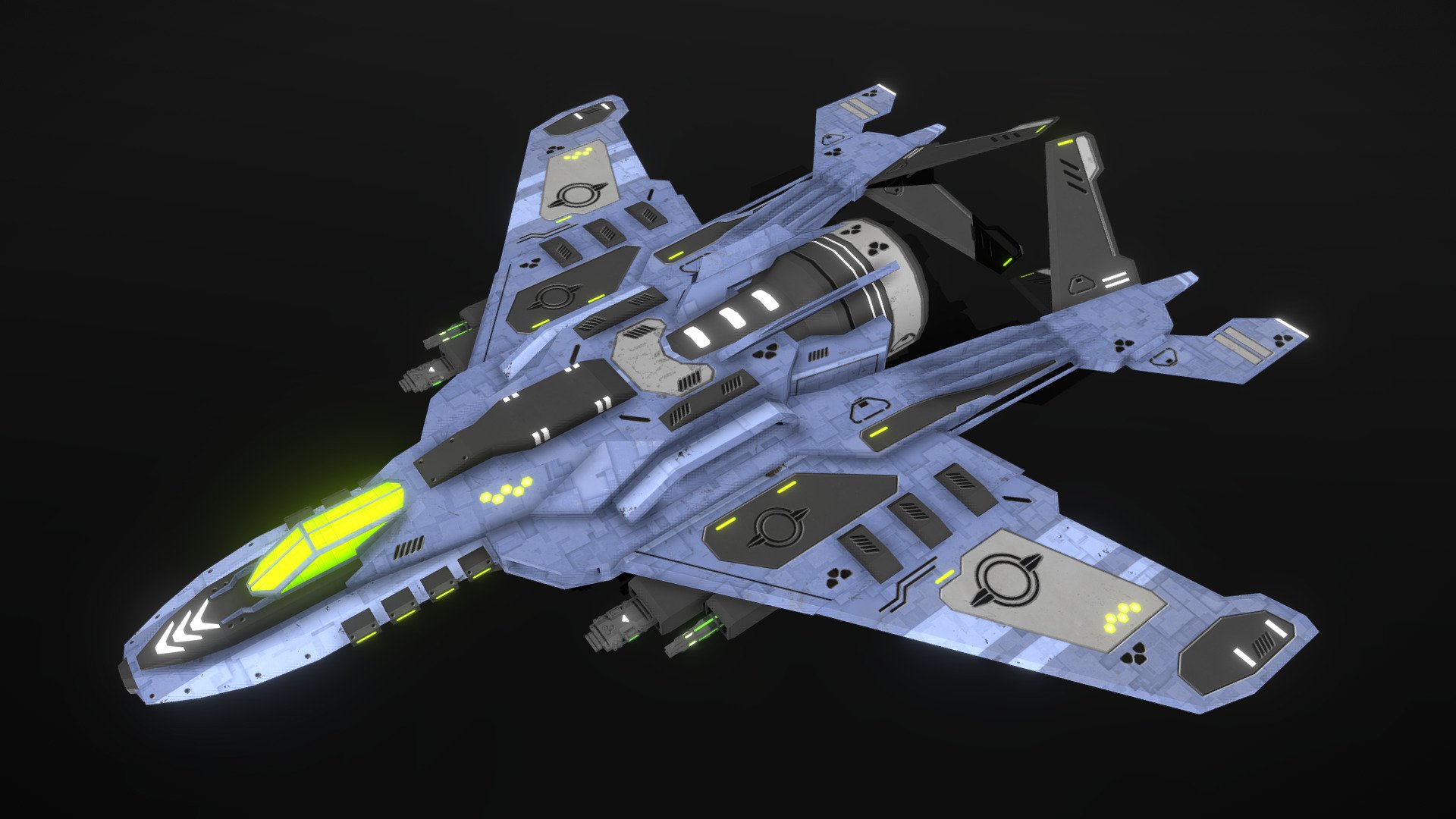 Download 100-Spaceship 3d Models Collection 3D Model | deep3dsea