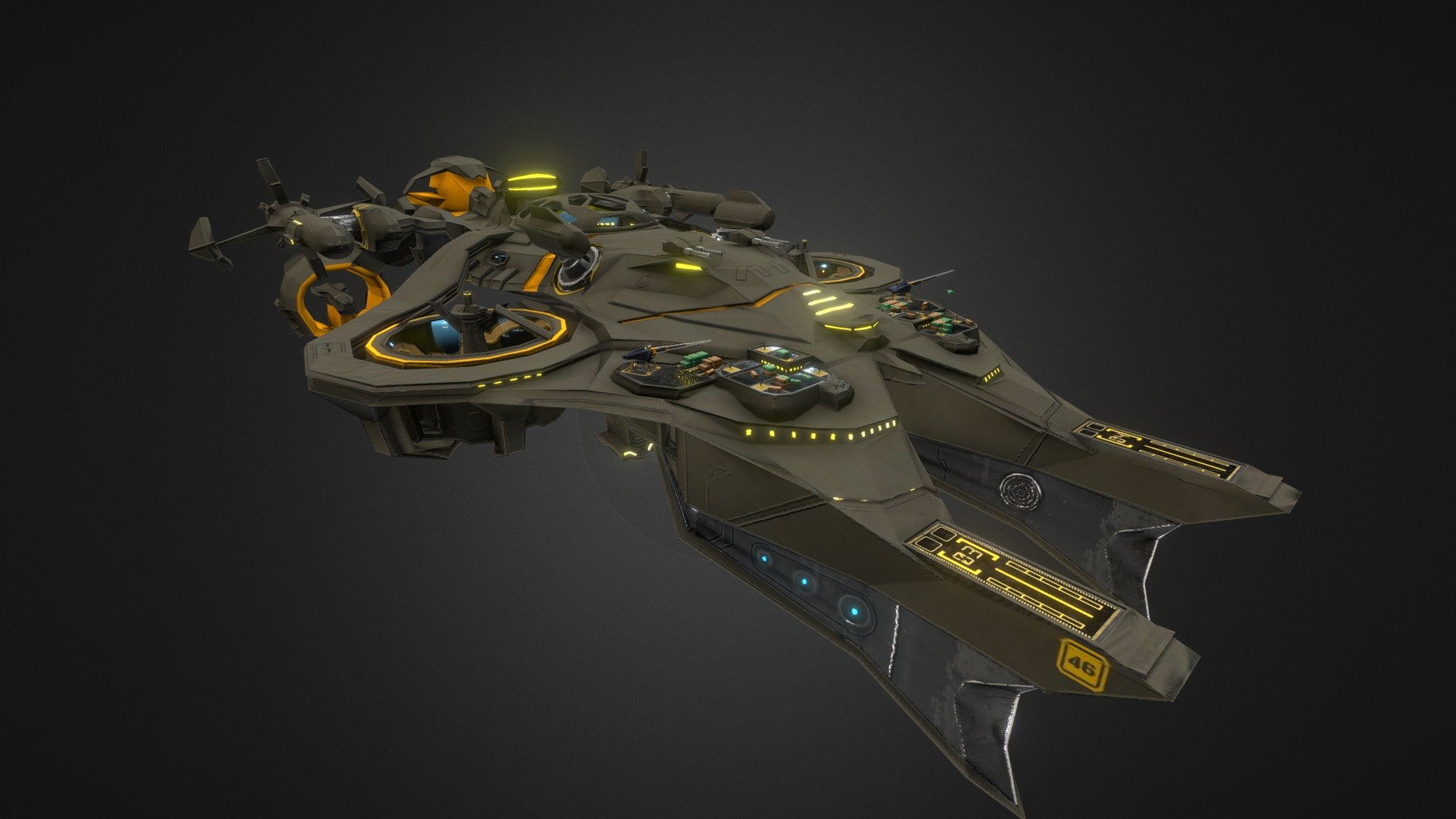 Download 100-Spaceship 3d Models Collection 3D Model | deep3dsea