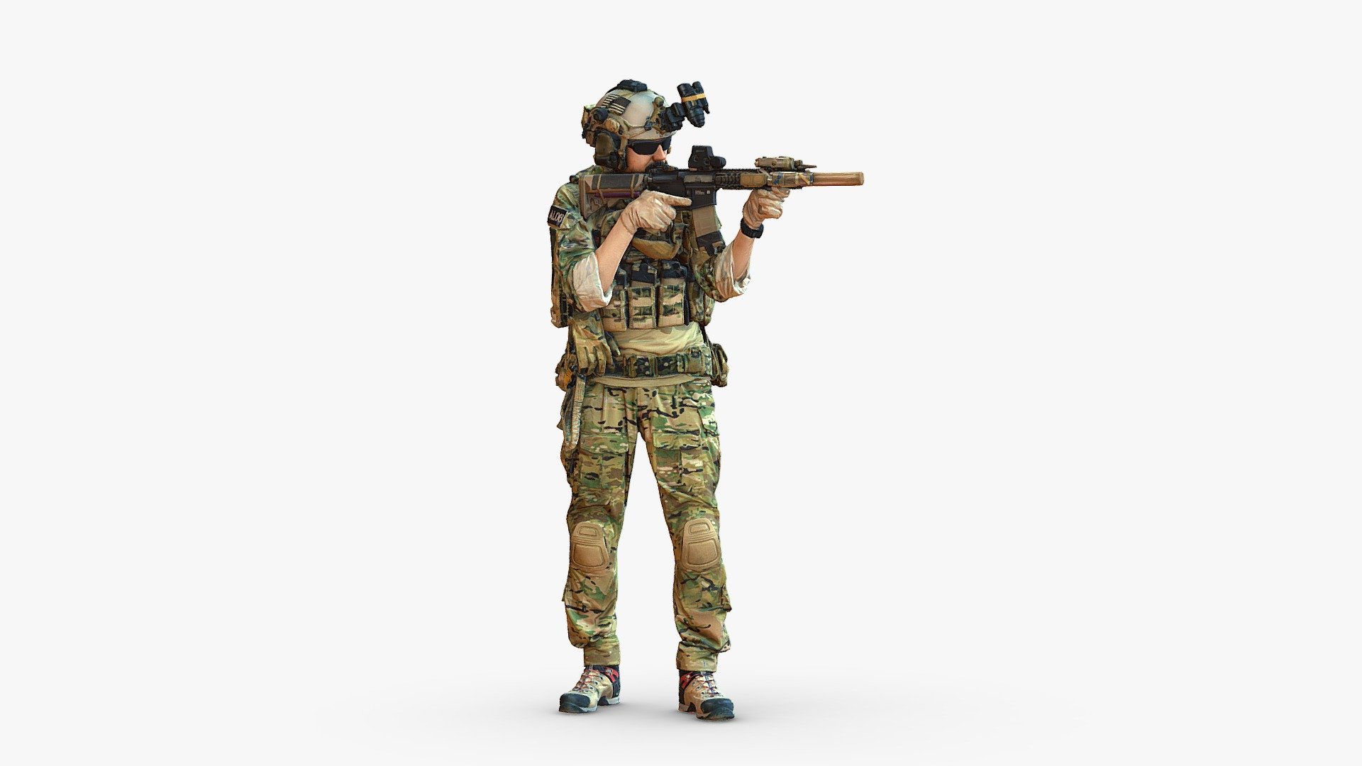 100-Soldier Characters 3d Models Collection - deep3dsea