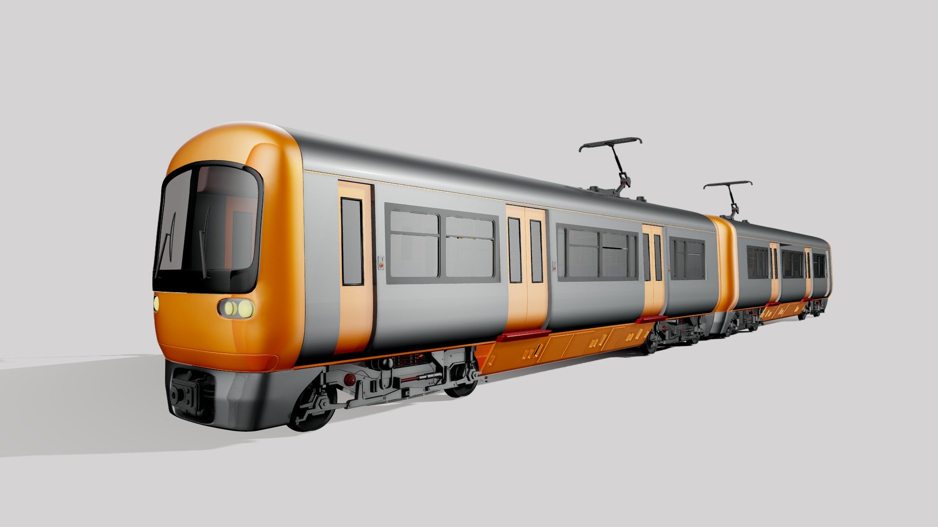 100-Train 3d Models Collection - deep3dsea