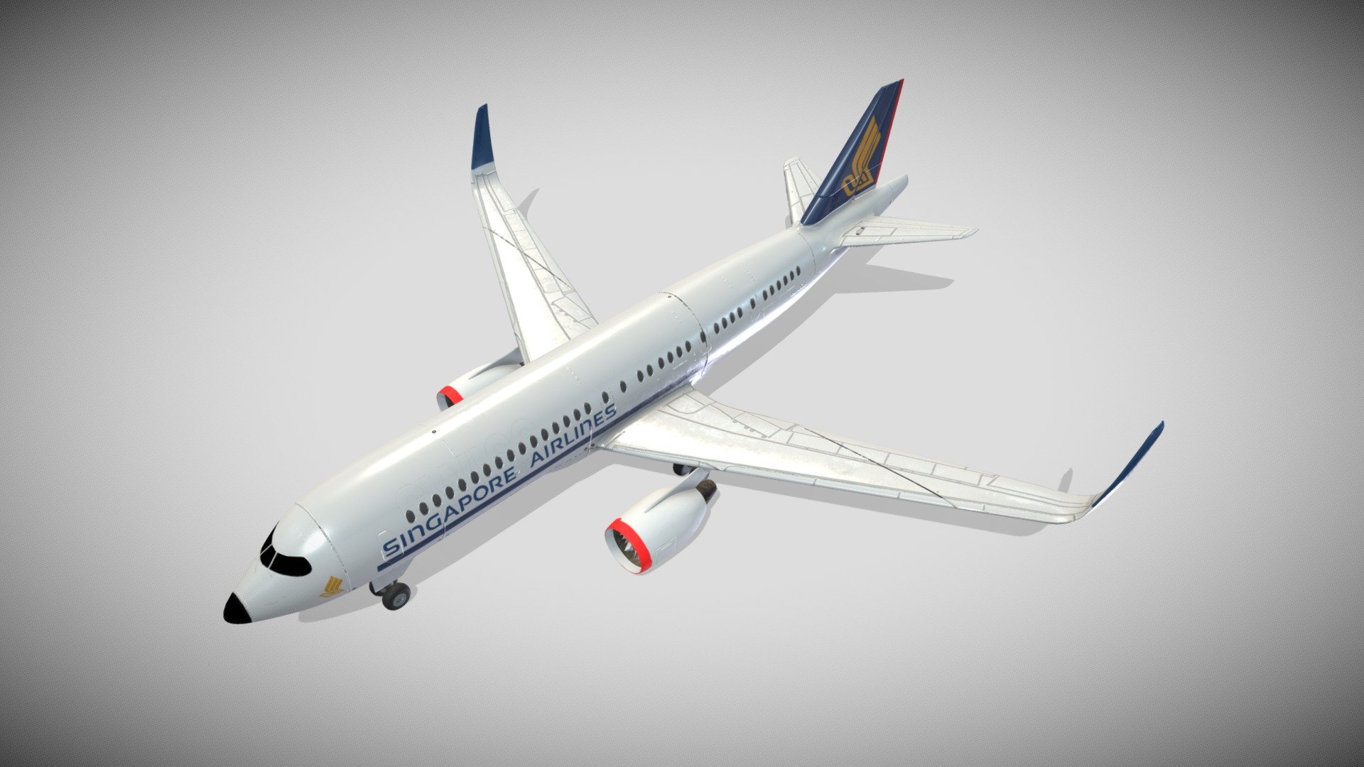 100-Airbus 3d Models Collection - deep3dsea