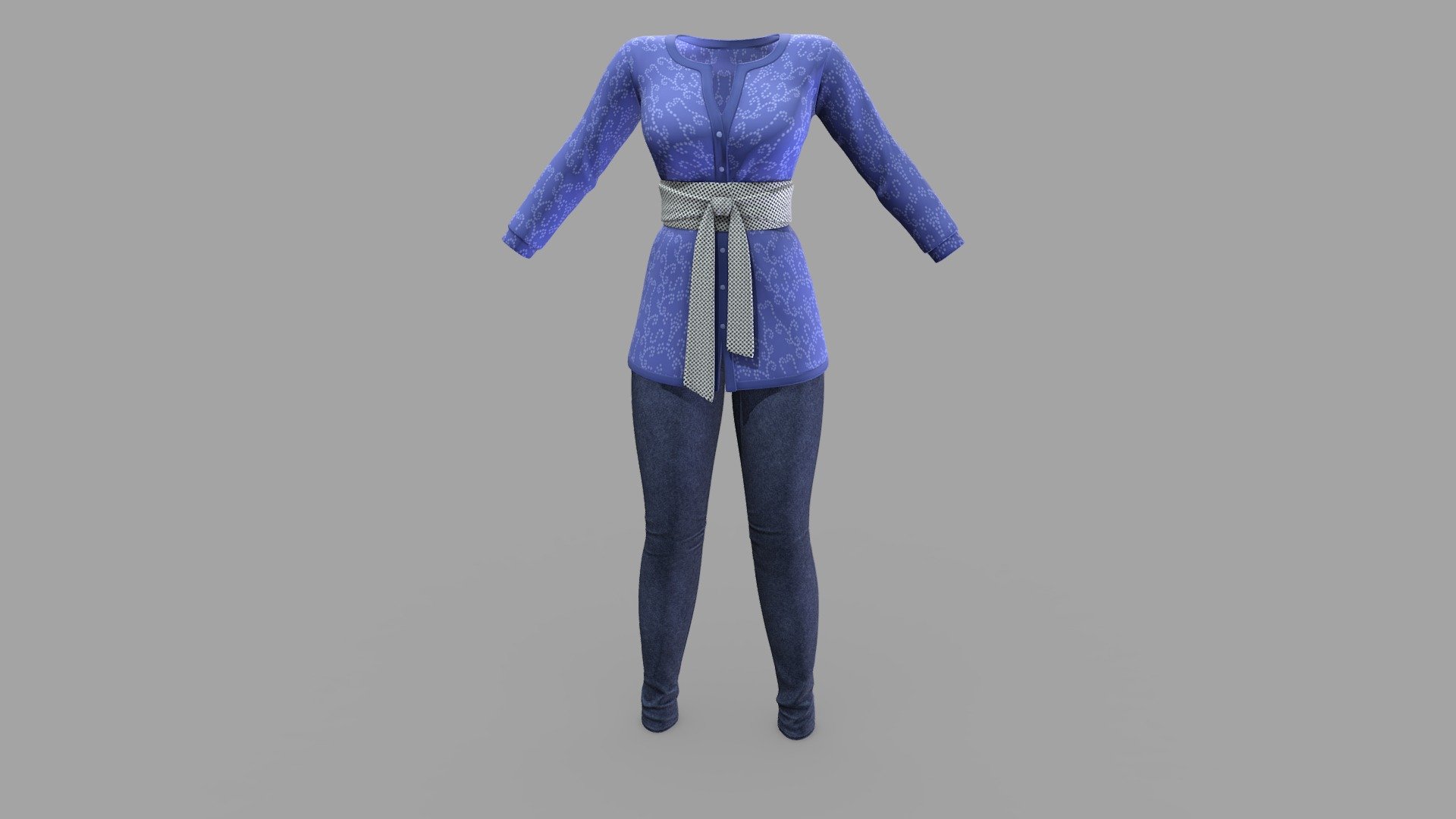 Clothing Collection 3d Model - : Diverse V2 Garment Library