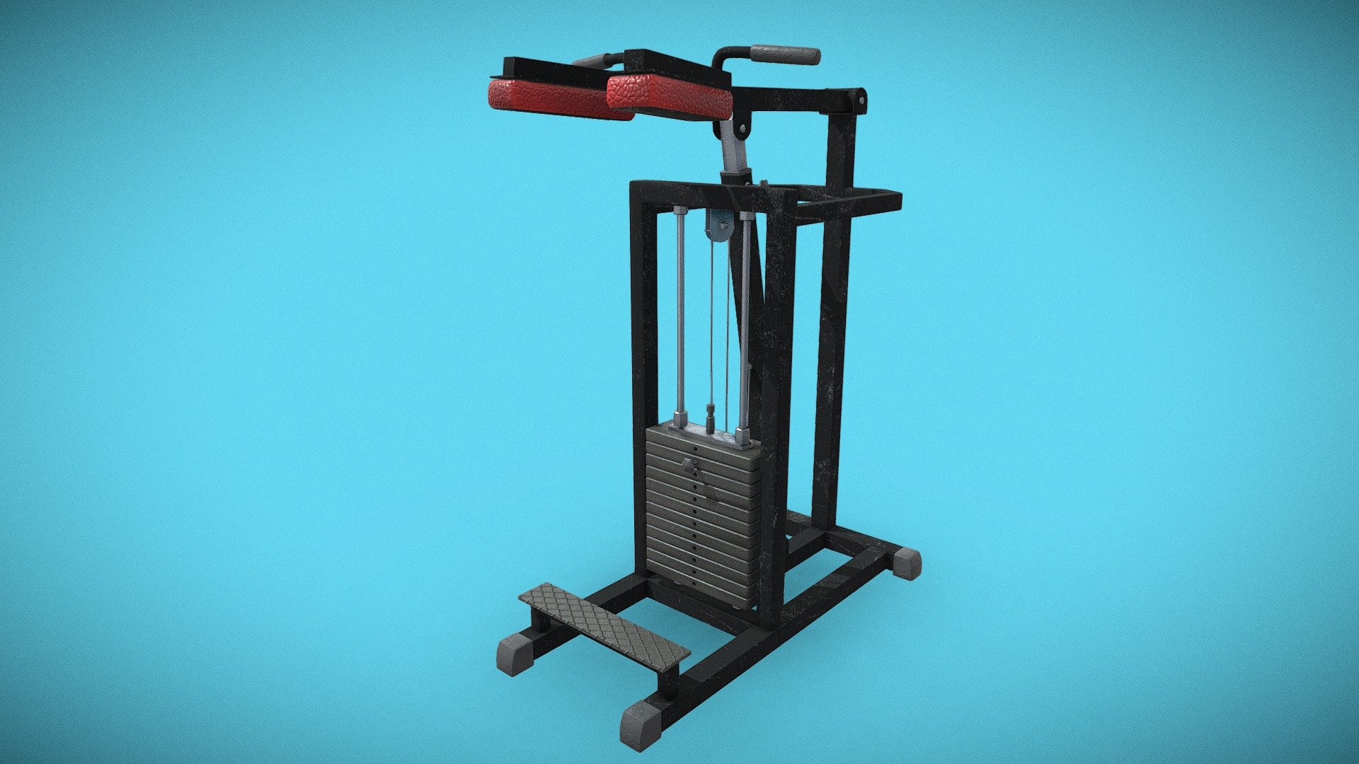 100-Gym Equipment 3d Models Collection - deep3dsea