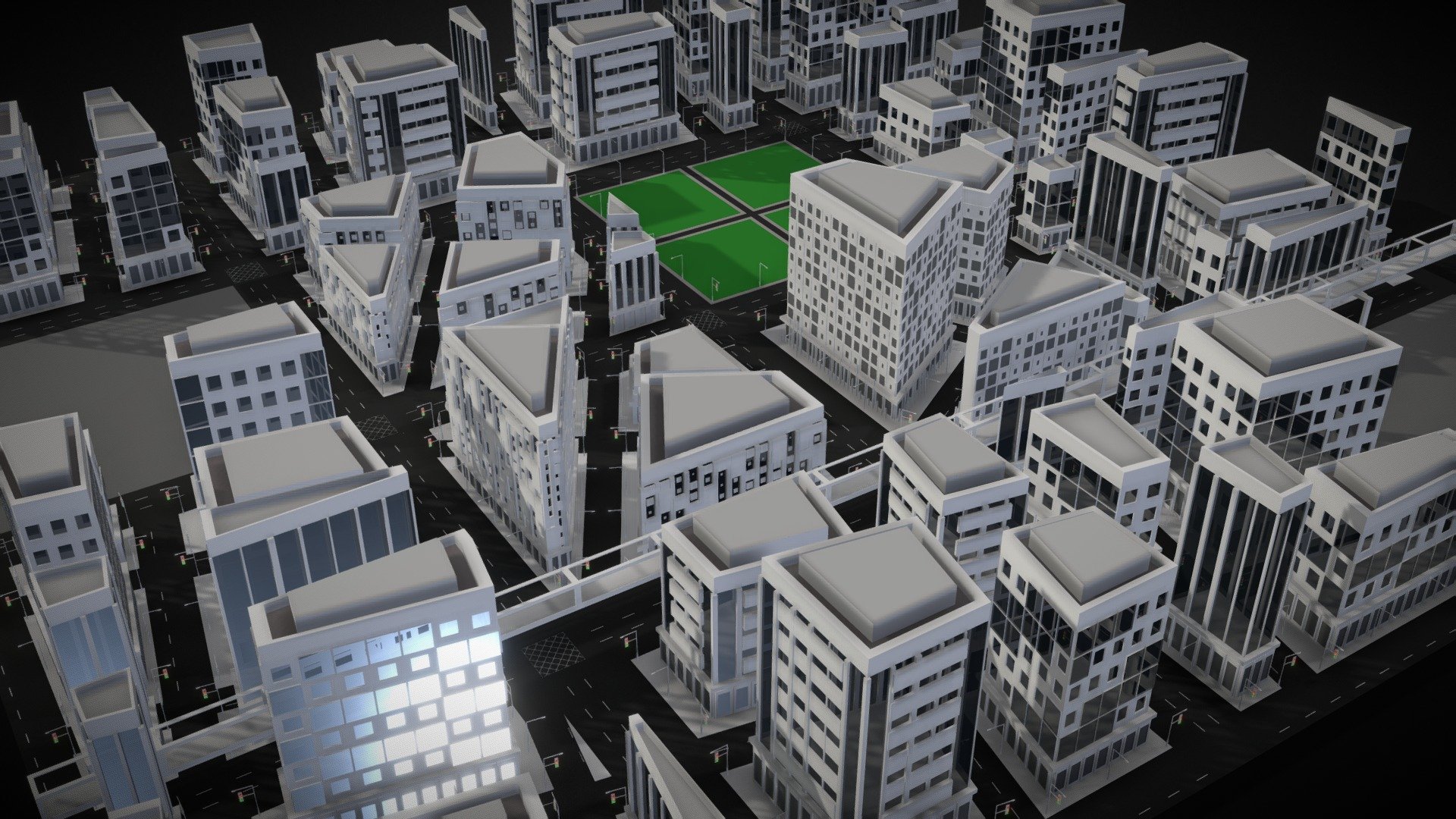 100-City 3d Models Collection - deep3dsea
