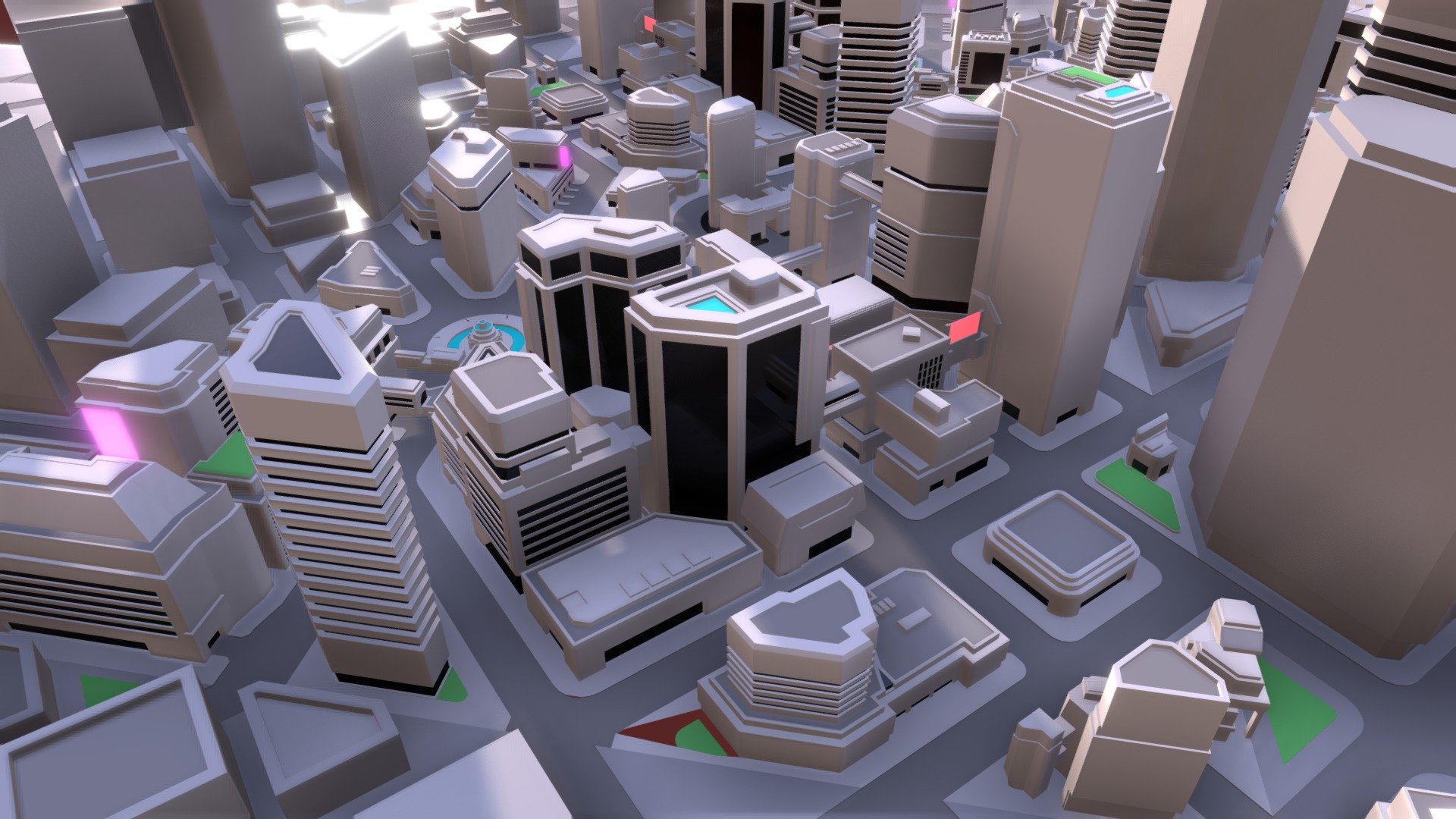 100-City 3d Models Collection - deep3dsea