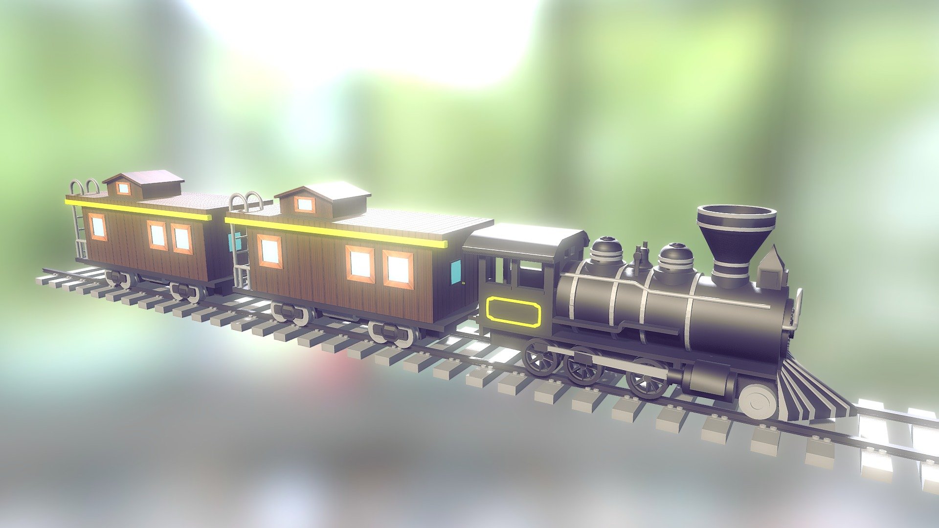 100-Train 3d Models Collection - deep3dsea