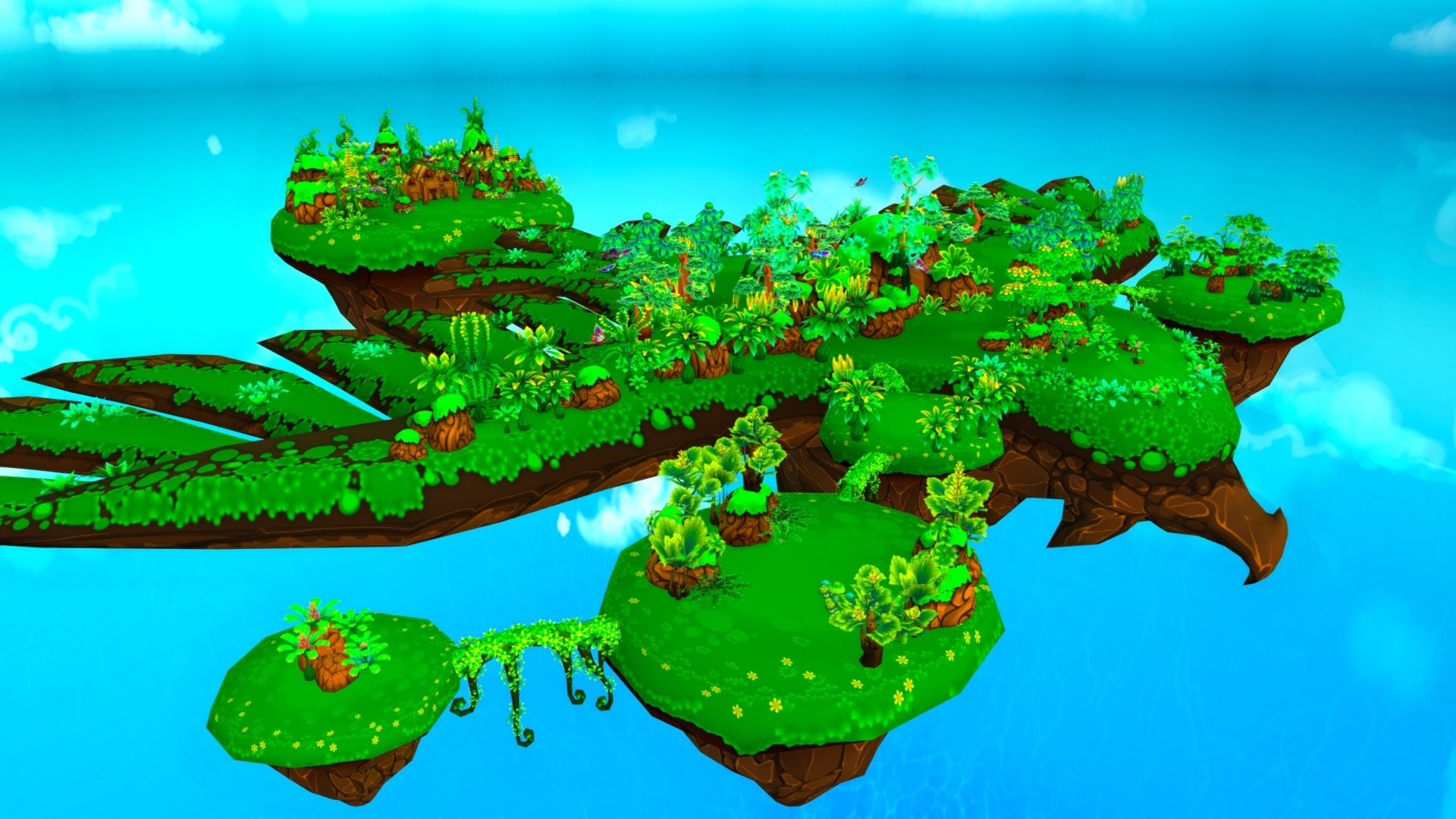100-Nature & Plants 3d Models Collection - deep3dsea