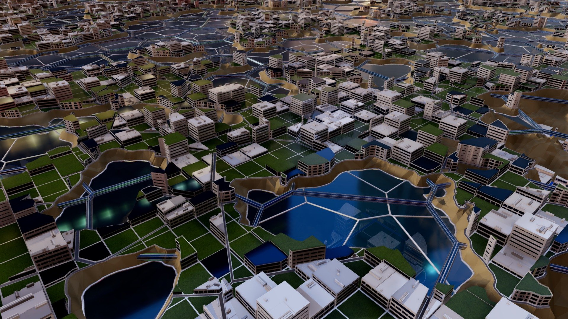 100-City 3d Models Collection - deep3dsea