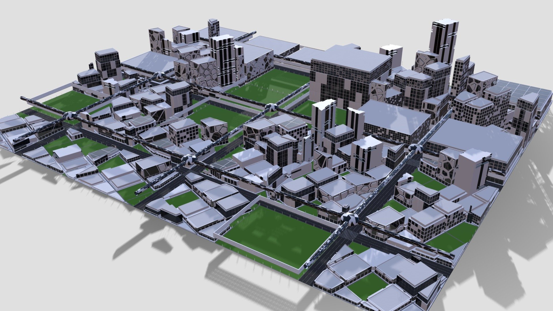 100-City 3d Models Collection - deep3dsea