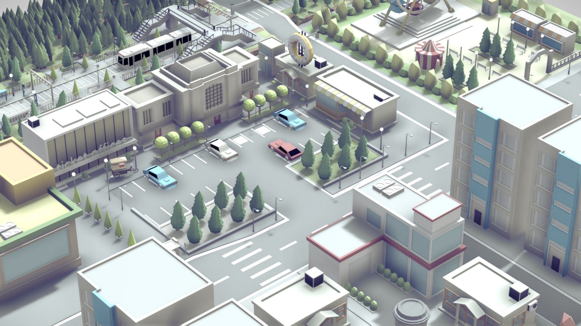 100-City 3d Models Collection - deep3dsea