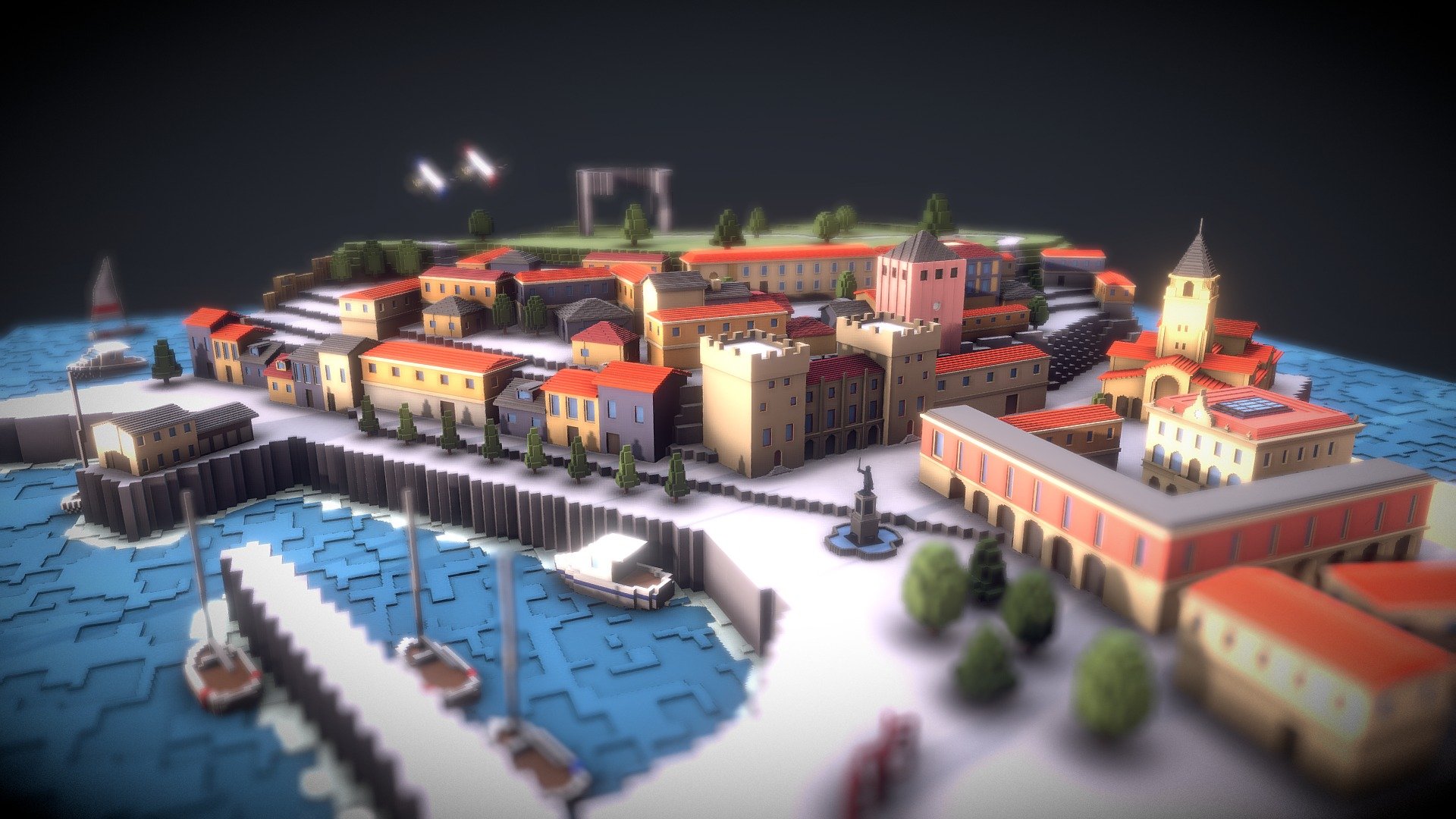 100-City 3d Models Collection - deep3dsea