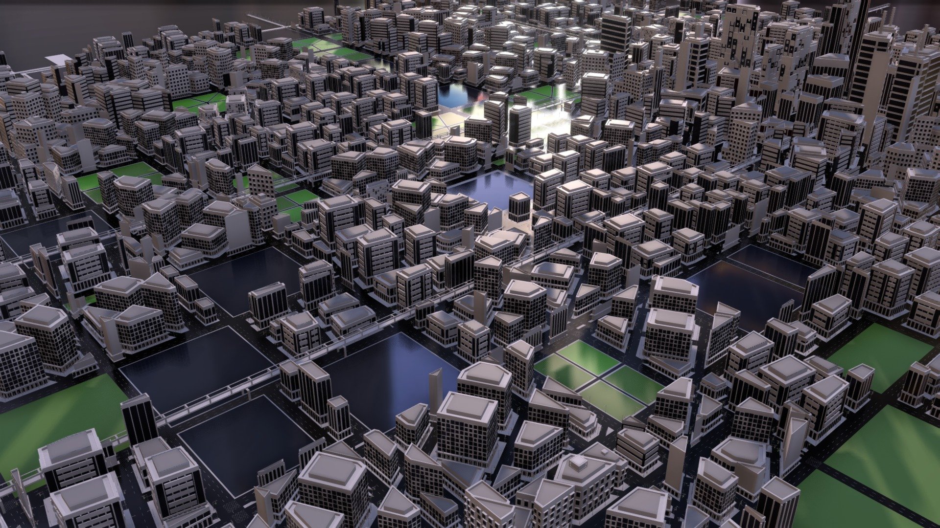 100-City 3d Models Collection - deep3dsea