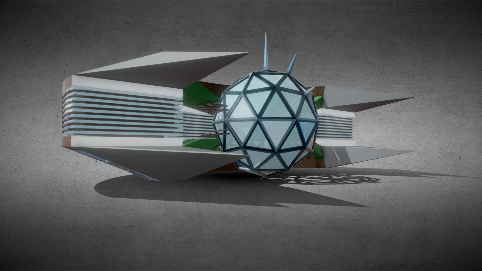 100-Futuristic-Cyberpunk -V5- 3d Models Collection - deep3dsea