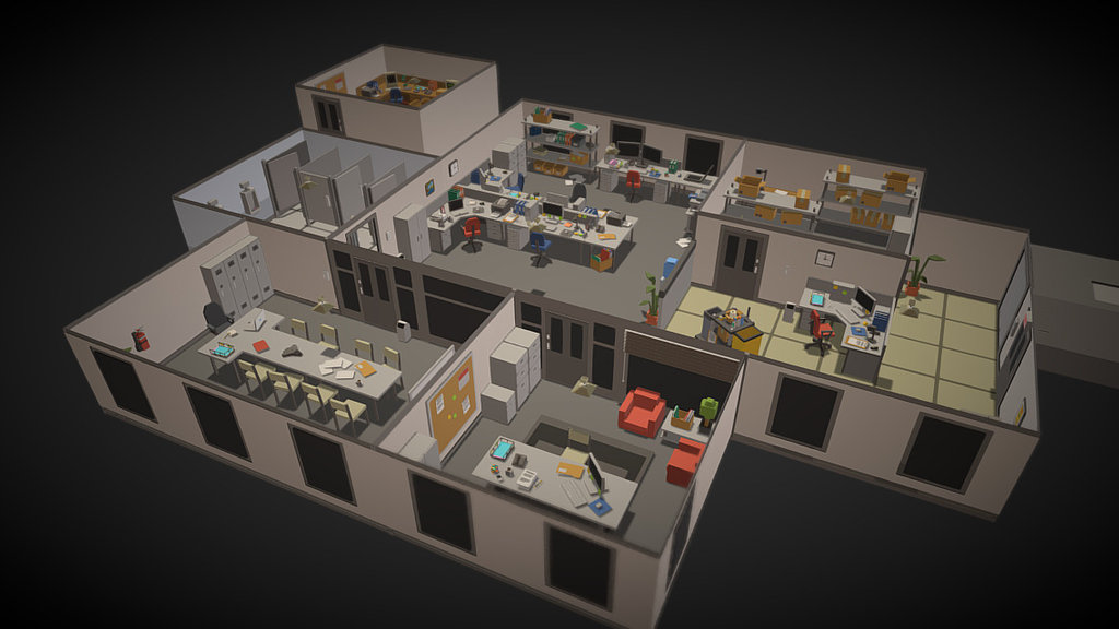 100-Office 3d Models Collection - deep3dsea