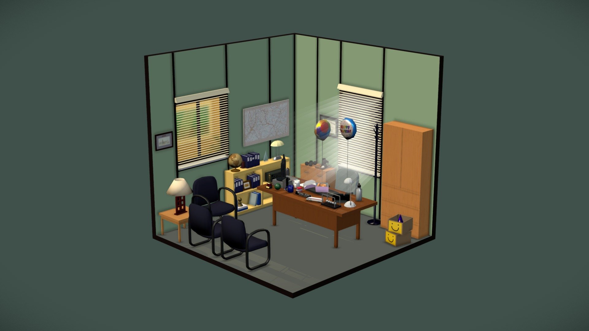 100-Office 3d Models Collection - deep3dsea