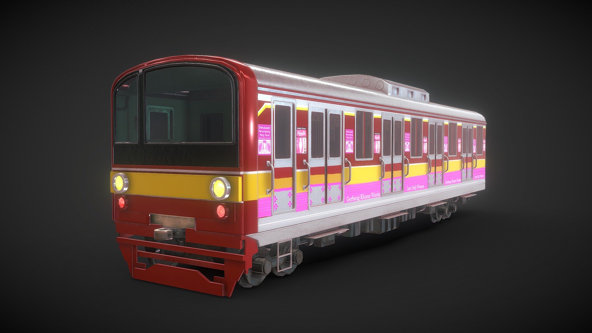 100-Train 3d Models Collection - deep3dsea