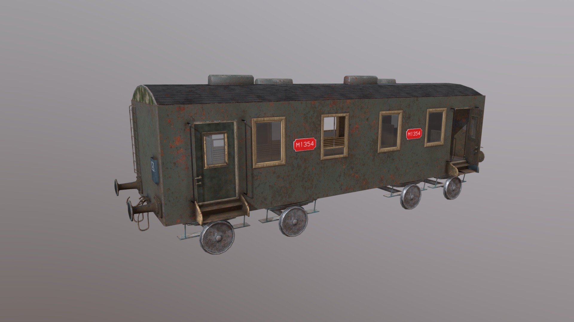 100-Train 3d Models Collection - deep3dsea