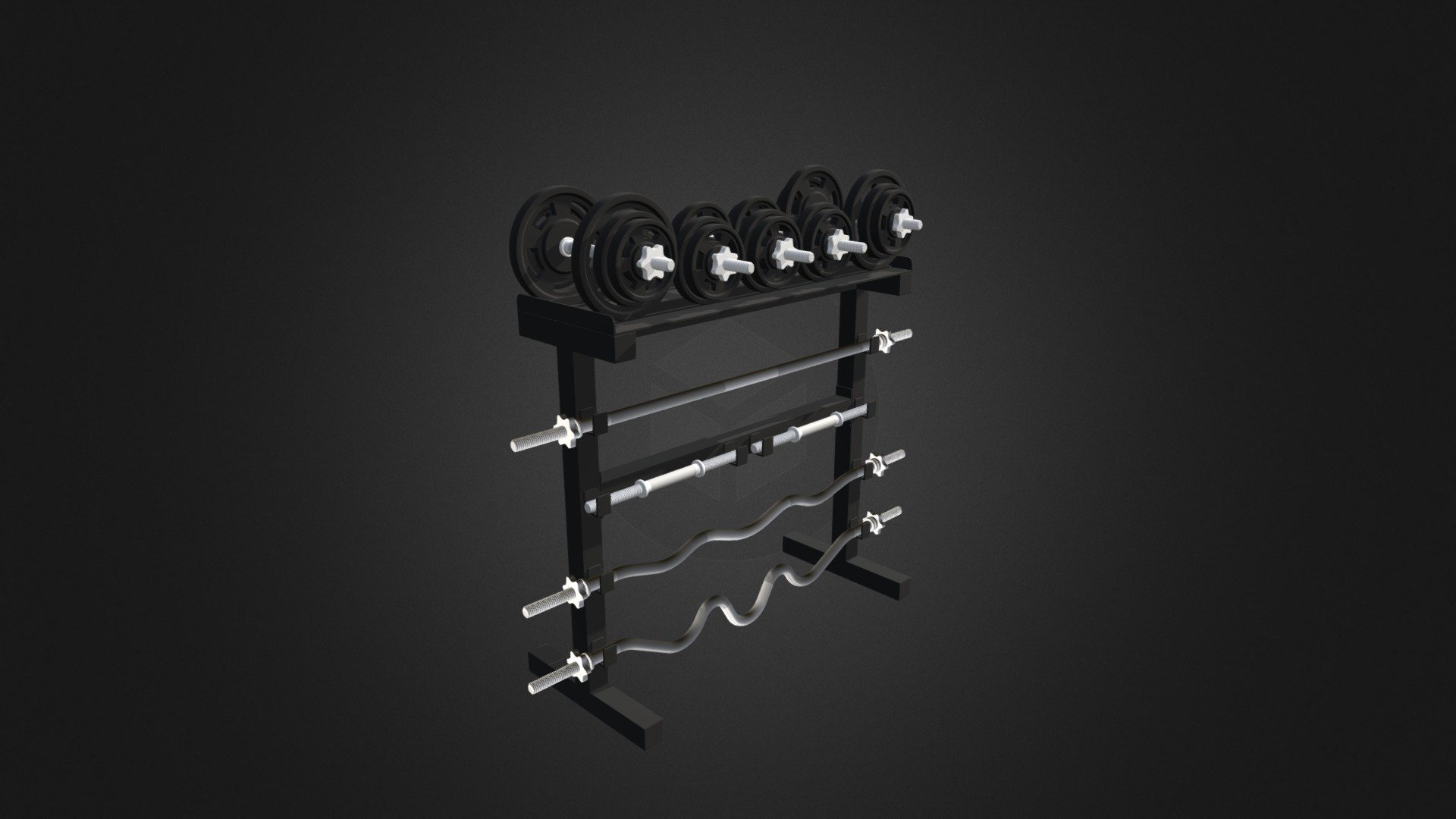 100-Gym Equipment 3d Models Collection - deep3dsea
